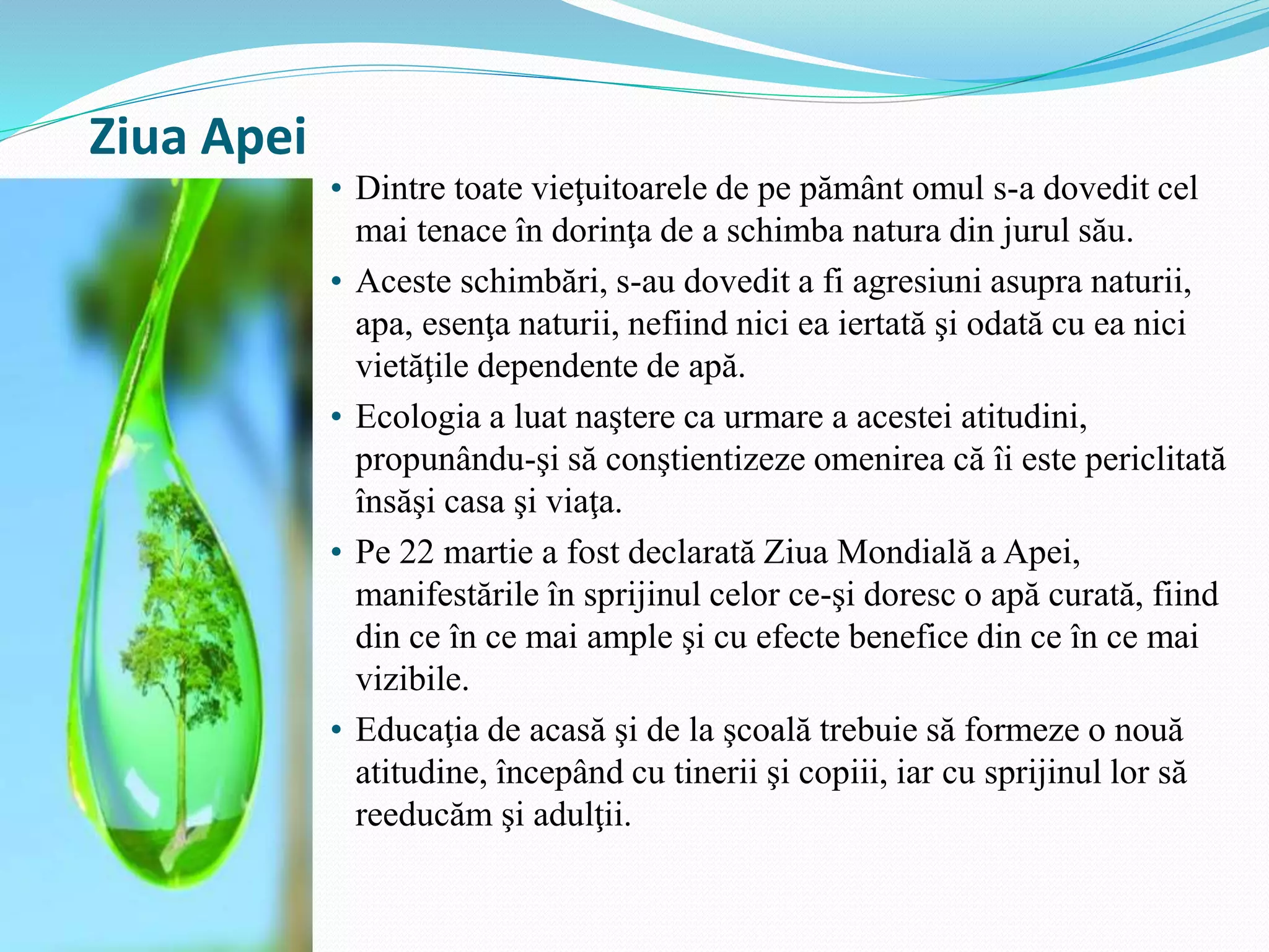 Universul apei | PPTX