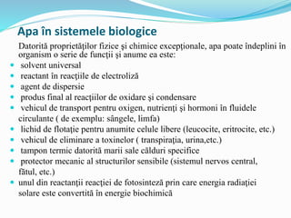 Universul apei | PPTX