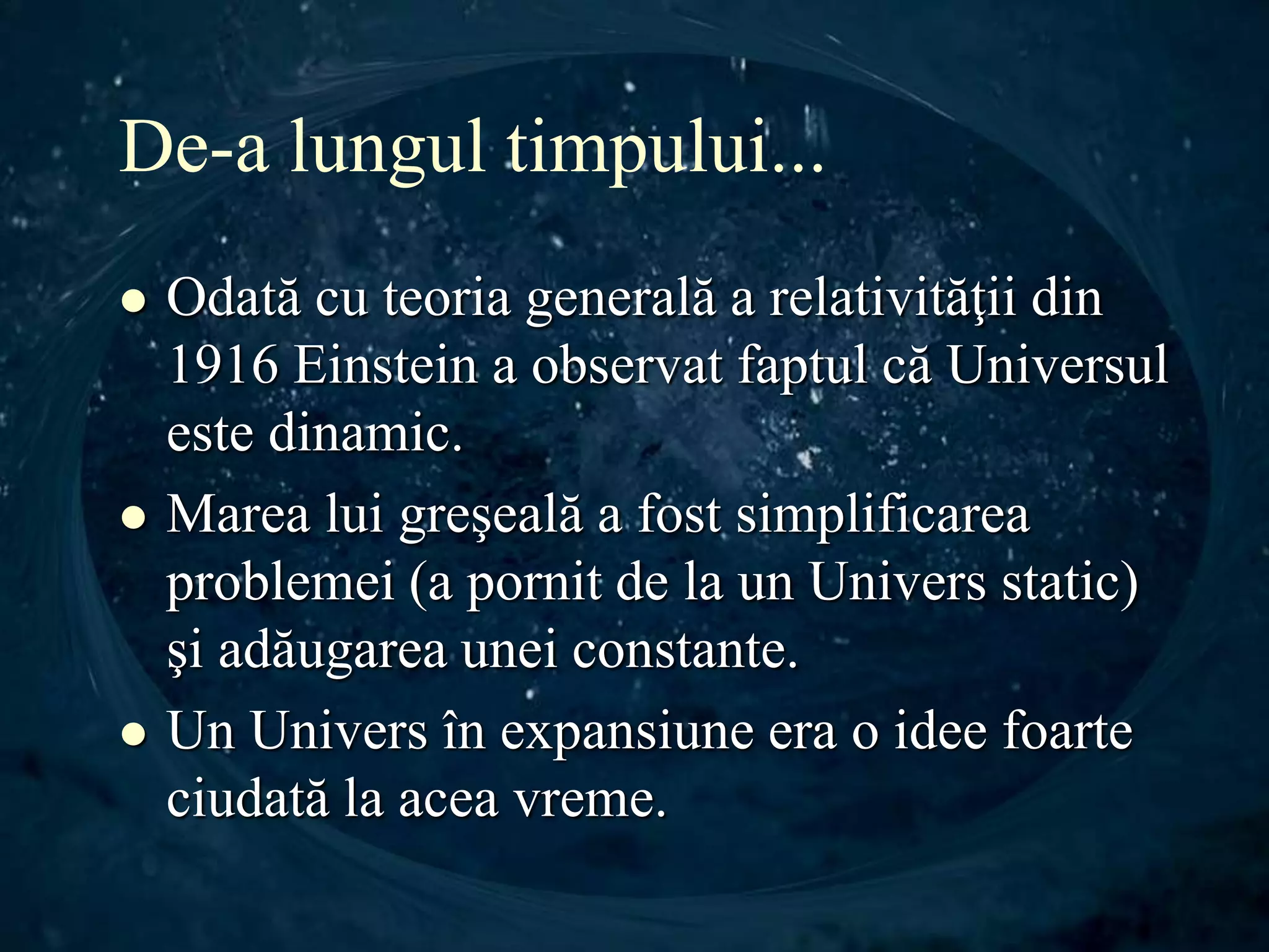 Universul în expansiune | PPT