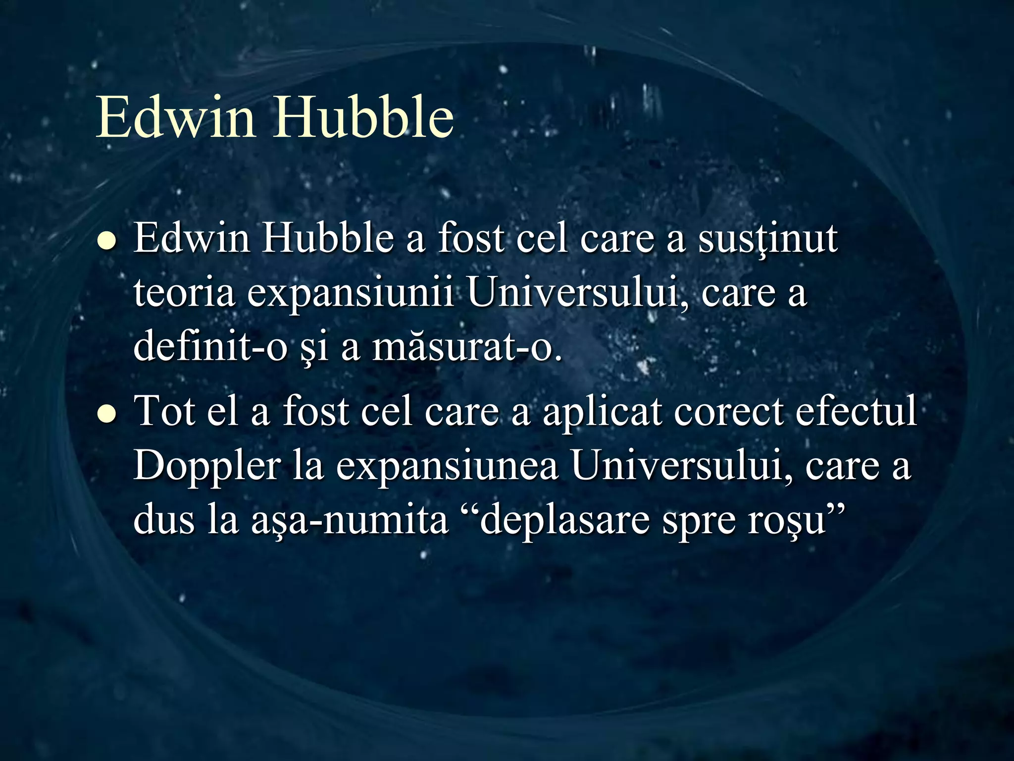 Universul în expansiune | PPT