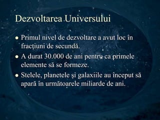 Universul în expansiune | PPT