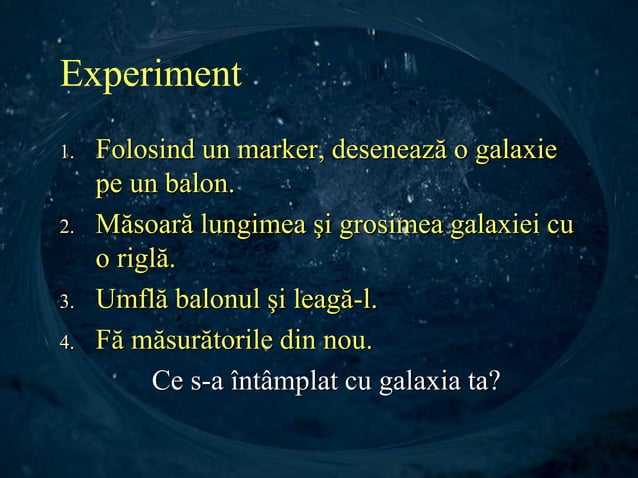 Universul în expansiune | PPT