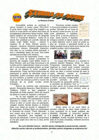 Universul nostru nr.3 - revista clasei a V a | PDF