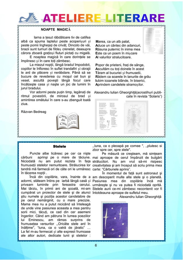 Universul nostru nr.1 - revista clasei a V-a A | PDF