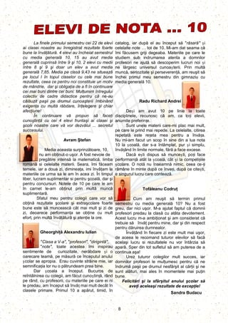 Universul nostru nr.2 - revista clasei a V-a A | PDF
