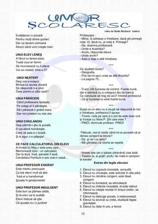 Universul nostru nr.2 - revista clasei a V-a A | PDF