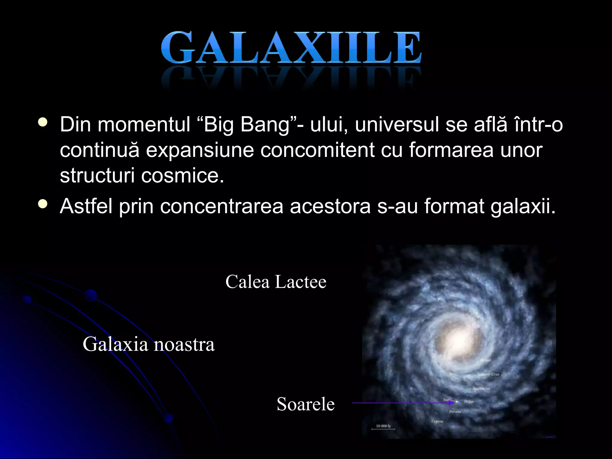 Universul si sistemul solar | PPT