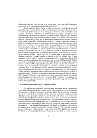 Univerzalna poštanska usluga mit o neophodnosti | PDF