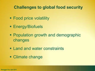 Global Food Security Challenges and Opportunities | PPTX