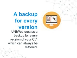 UNIWeb: blazing fast academic cv data management | PPT