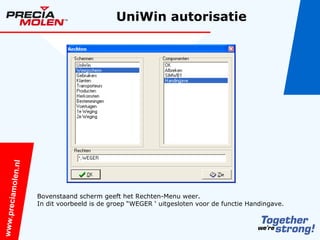 Uni Win Gebruikerspresentatie | PPT