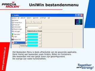 Uni Win Gebruikerspresentatie | PPT