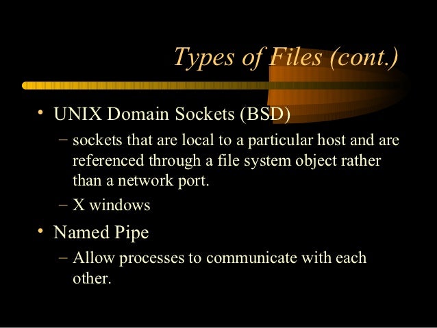 Unix File System 2205