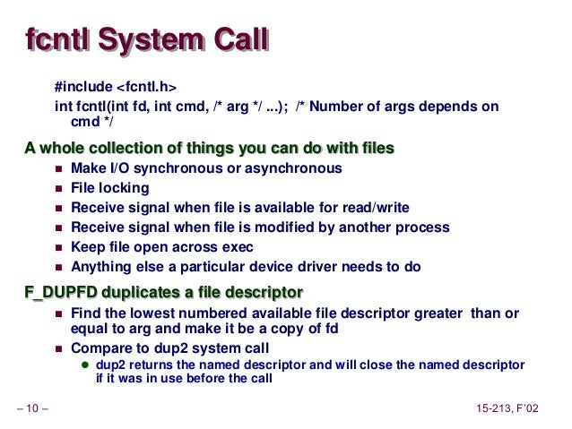 Unixsystemcalls