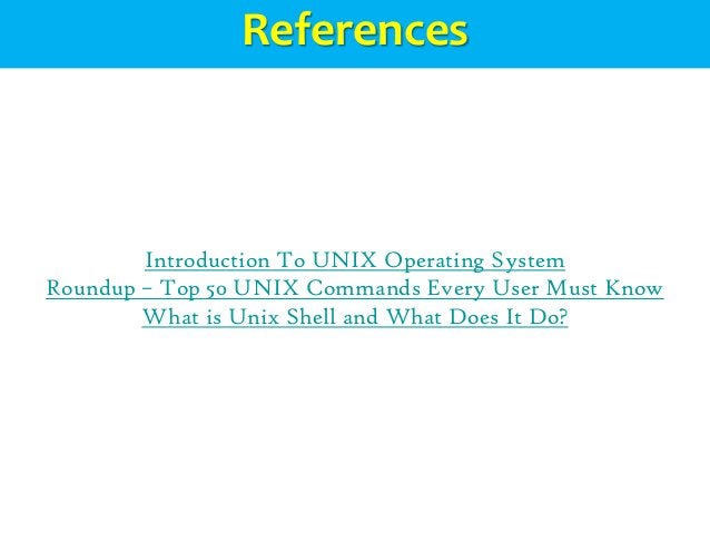Unix An Introduction Ppt