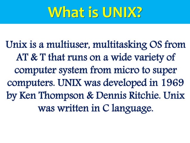 Unix An Introduction Pdf Operating Systems Computer Software And Applications