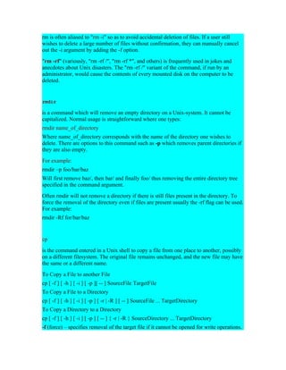 Unix Basics For Testers | DOC