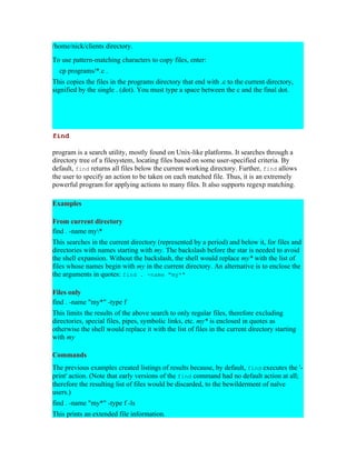 Unix Basics For Testers | DOC