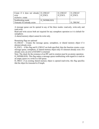 unix interprocess communication | PDF