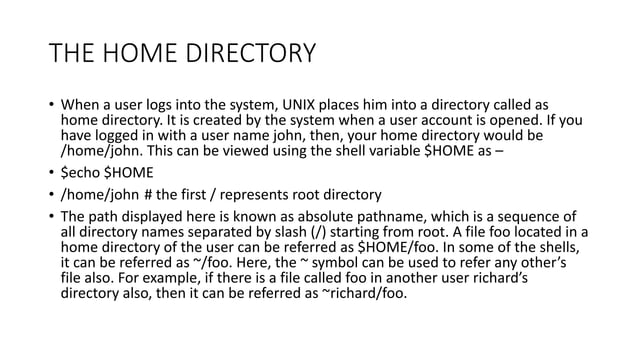 Unix Details File System Architecture Directory Ppt