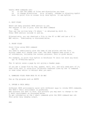 Unix4 | TXT | Operating Systems | Computer Software and Applications