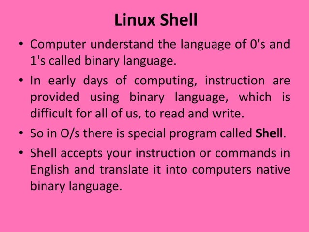 Unix and its Components | PPT | Operating Systems | Computer Software and Applications