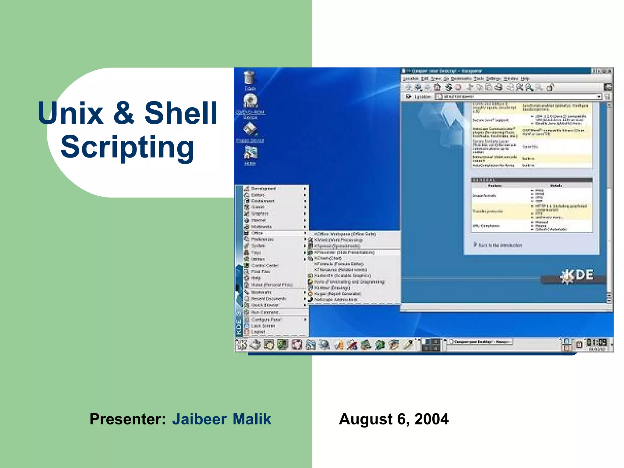 Unix And Shell Scripting | PPT Unix And Shell Scripting | PPT