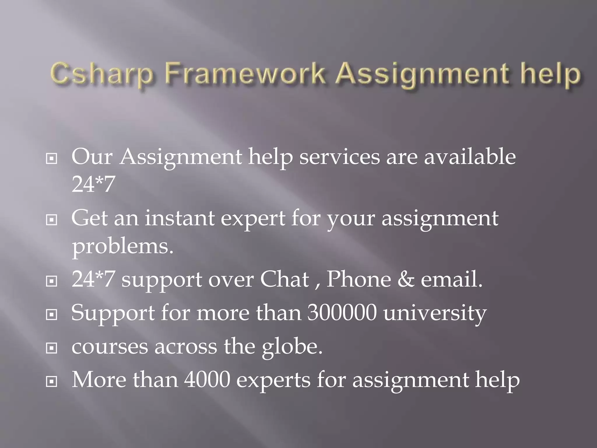 Unix Assignment Help Ppt