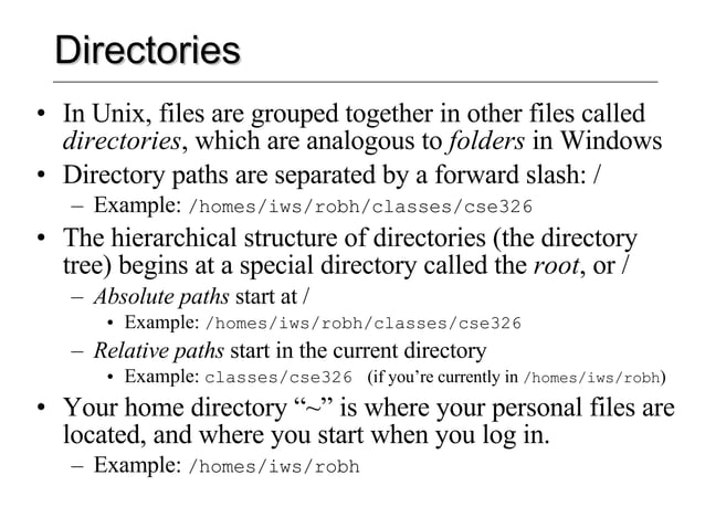 Unix Basics | PPT