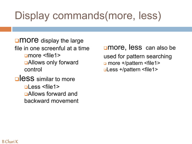 Know The Unix Commands Pptx Operating Systems Computer Software