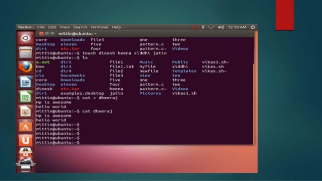 Unix environment [autosaved]