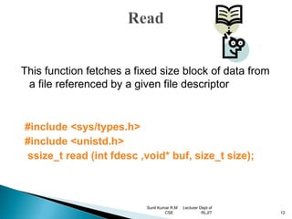 Unix file api’s | PPT