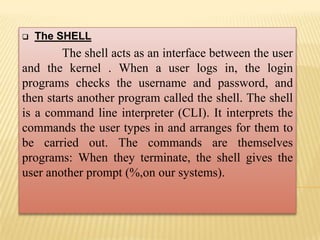Unix Operating System | PPTX