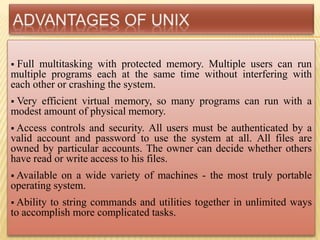 Unix Operating System | PPT