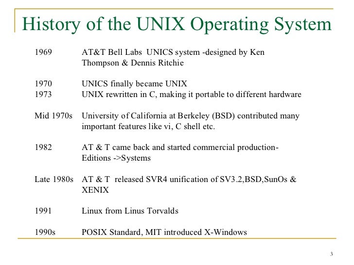 Unix fundamentals Unix fundamentals