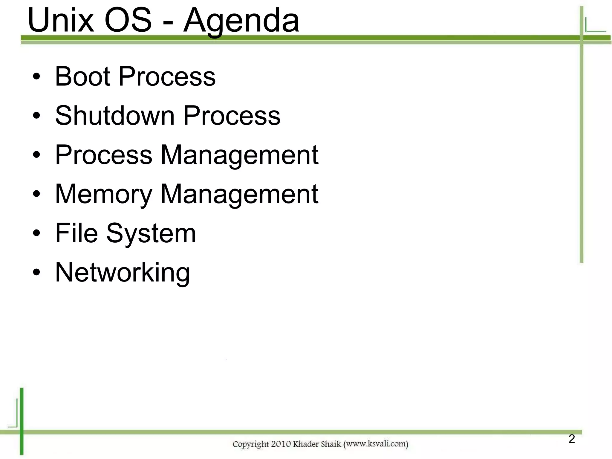 Unix Internals OS Architecture | PPT Unix Internals OS Architecture | PPT