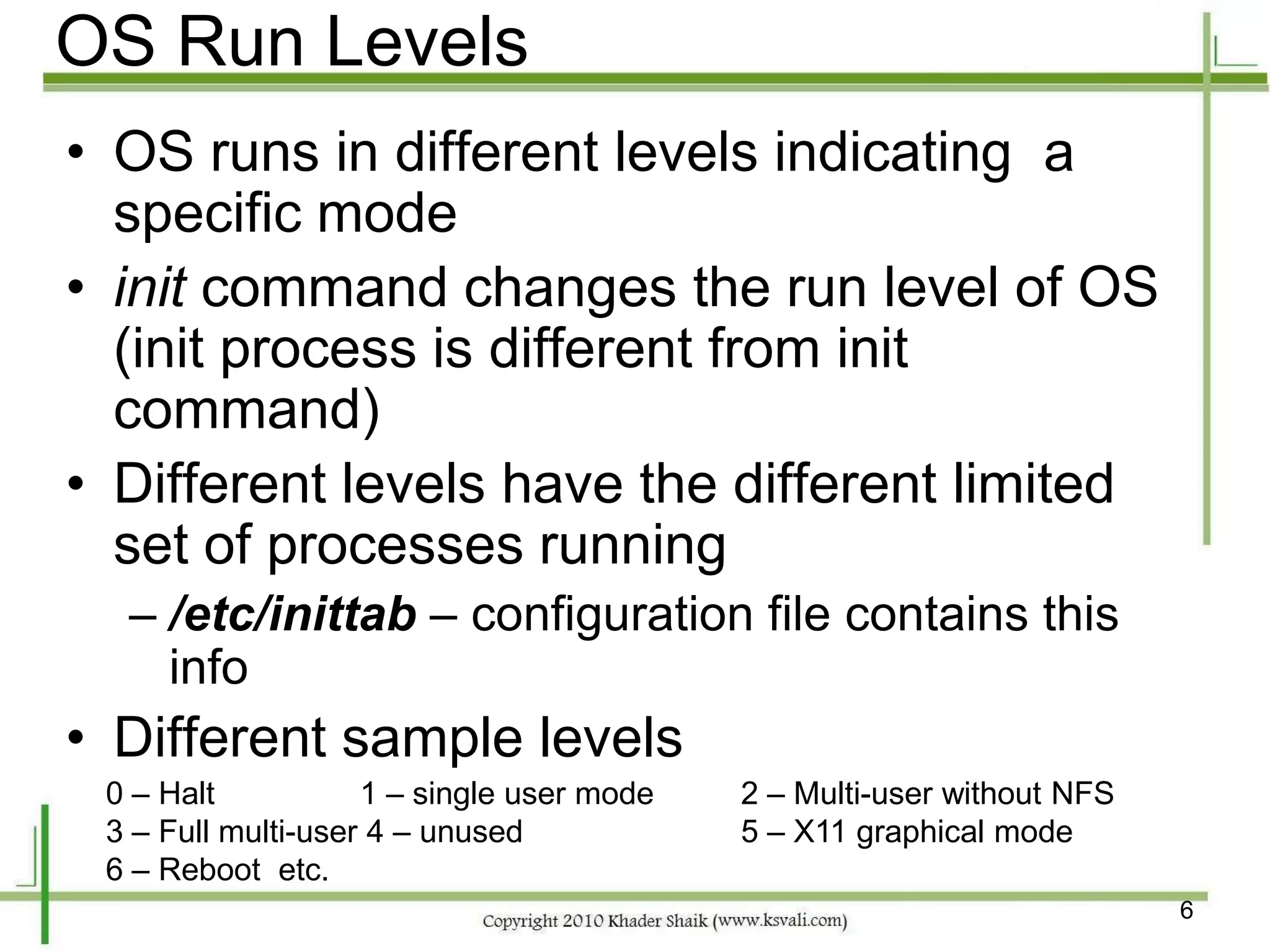 Unix Internals OS Architecture | PPT Unix Internals OS Architecture | PPT