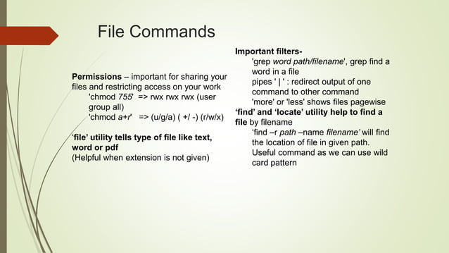 Unix_Introduction_BCA.pptx the very basi | PPT