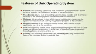Unix_Introduction_BCA.pptx the very basi | PPT