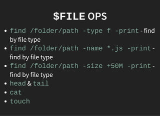Neoito — *NIX kungfu for web devs | PPT