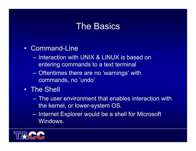 Unix _linux_fundamentals_for_hpc-_b | PPT