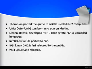 Unix memory management | PPT