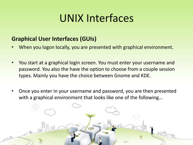Unix operating system | PPTX