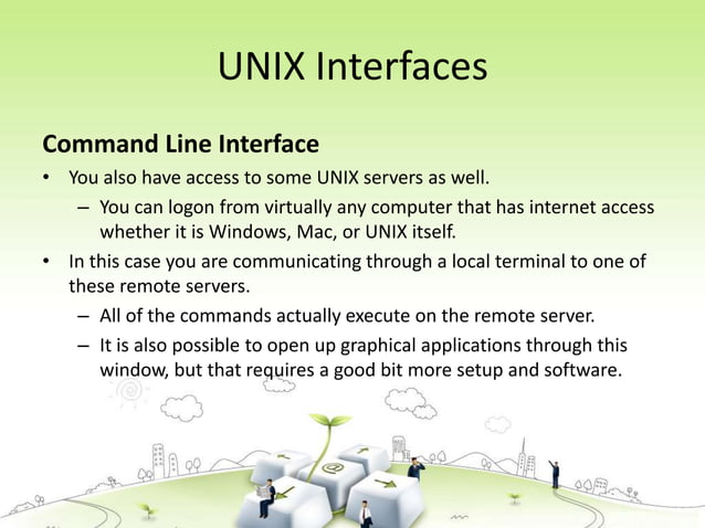 Unix operating system | PPTX