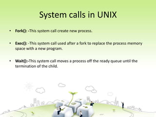 Unix operating system | PPTX