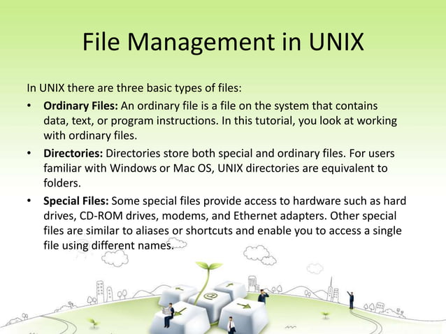 Unix operating system | PPTX