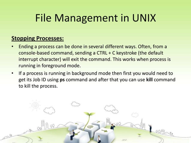 Unix operating system | PPTX