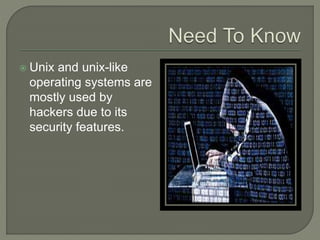 Unix Operating System | PPTX