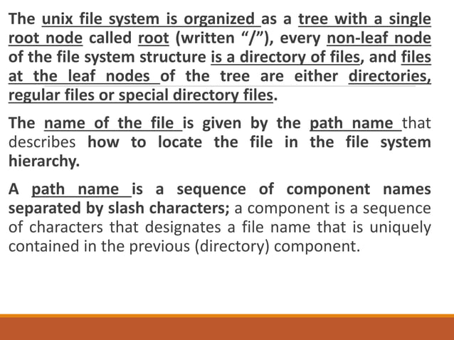 Introduction to Unix operating system Chapter 1-PPT Mrs.Sowmya Jyothi | PPT