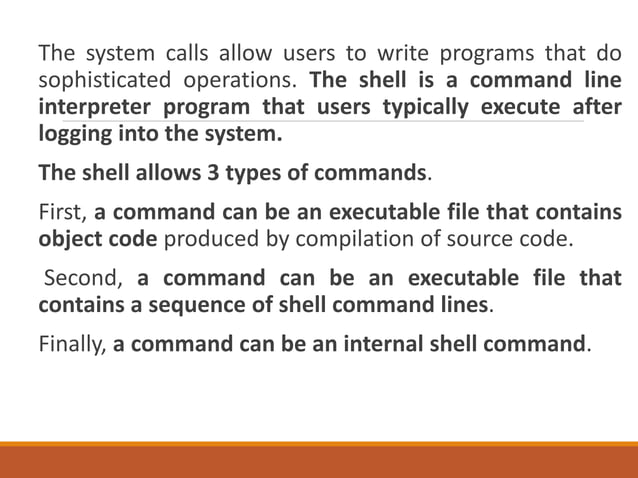 Introduction to Unix operating system Chapter 1-PPT Mrs.Sowmya Jyothi | PPT